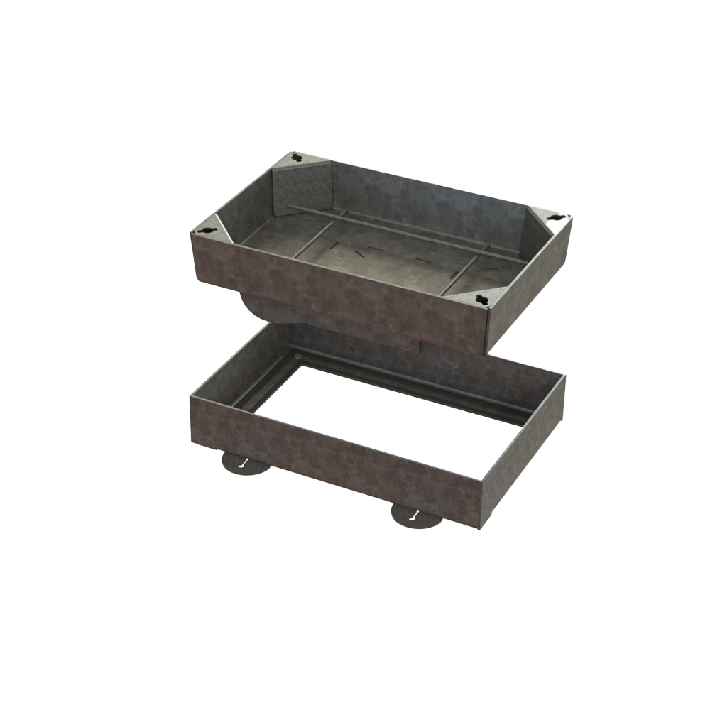Single Recessed Tray Heavy Duty - R&B UK JT LTD